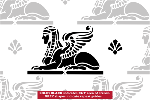 Buy Sphinx Repeat online from the Stencil Library